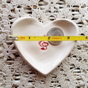 Musical Note Ceramic Dish/bridesmade Gift/best Friend Small Dish/music ...