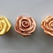Magnets Rose Magnets Satin Golds Rose Flower Hardware Ceramic Magnets ...