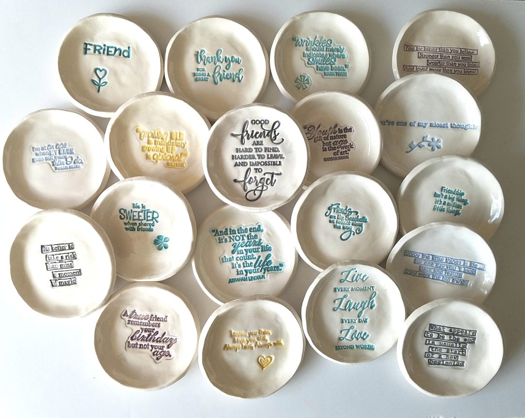 Trinket Dish/inspirational Gift/personalized Sayings Dish/mothers Day ...