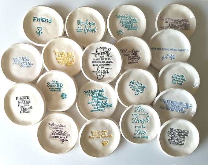Trinket Dish/inspirational Gift/personalized Sayings Dish/mothers Day ...