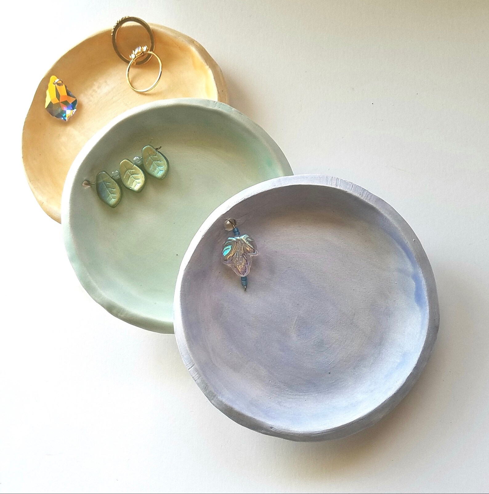 Ceramic Trinket Dish Jewelry Dish Bride Made Gift in Stock - Etsy