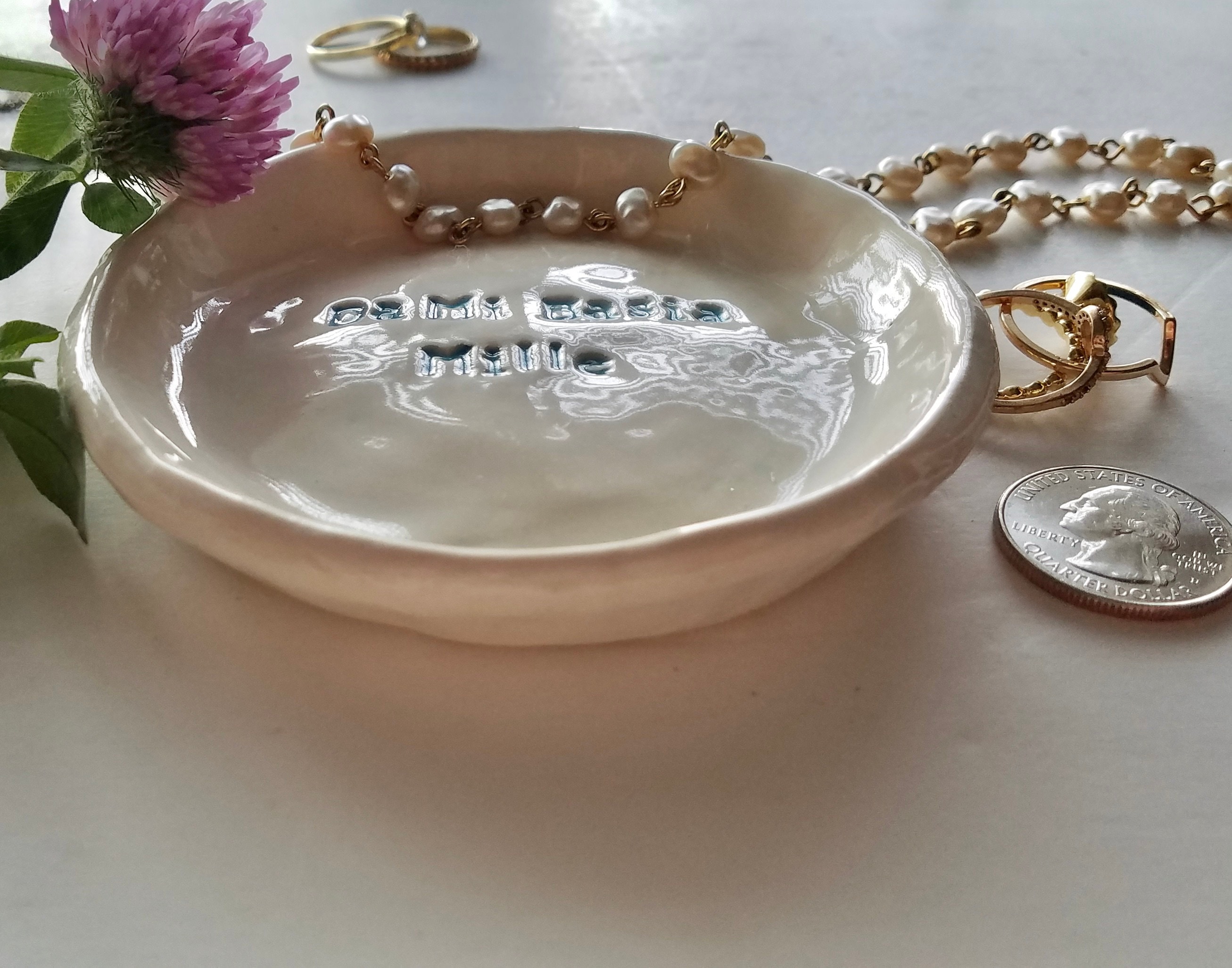 Ceramic Trinket Dish Outlander Inspired Give Me a 1000 Kisses Gift ...