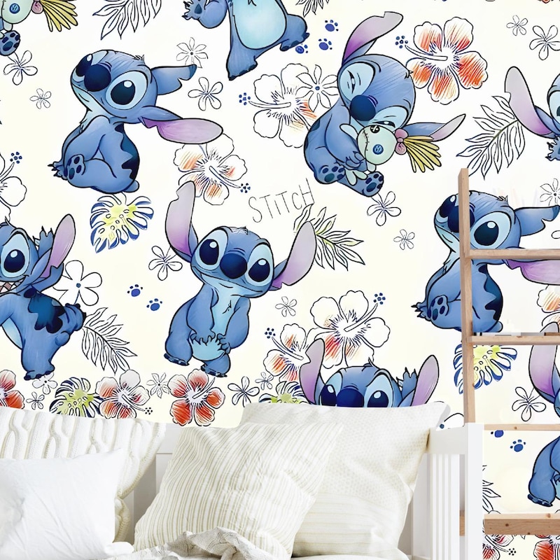 Stitch Wallpaper - Etsy