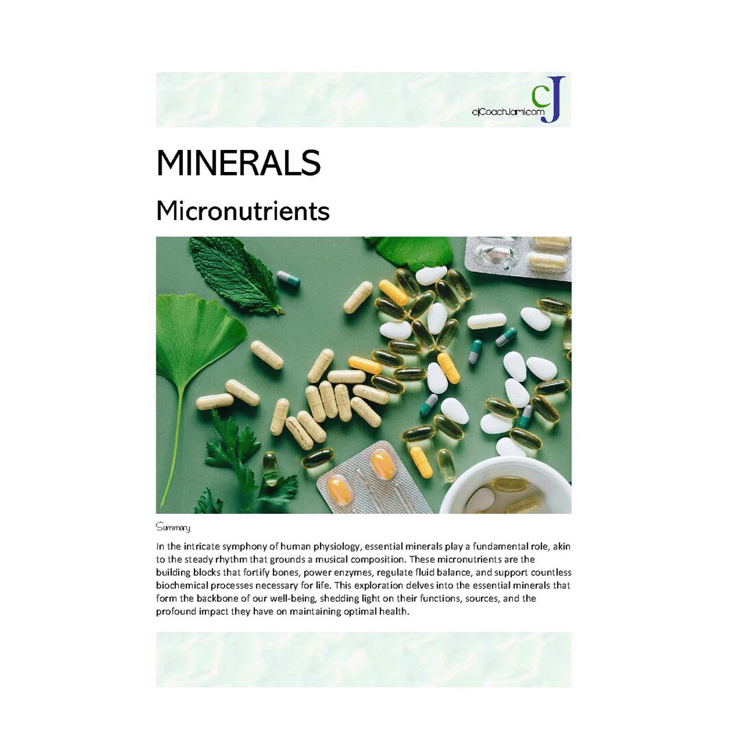 Guides: Minerals Bundle - Etsy