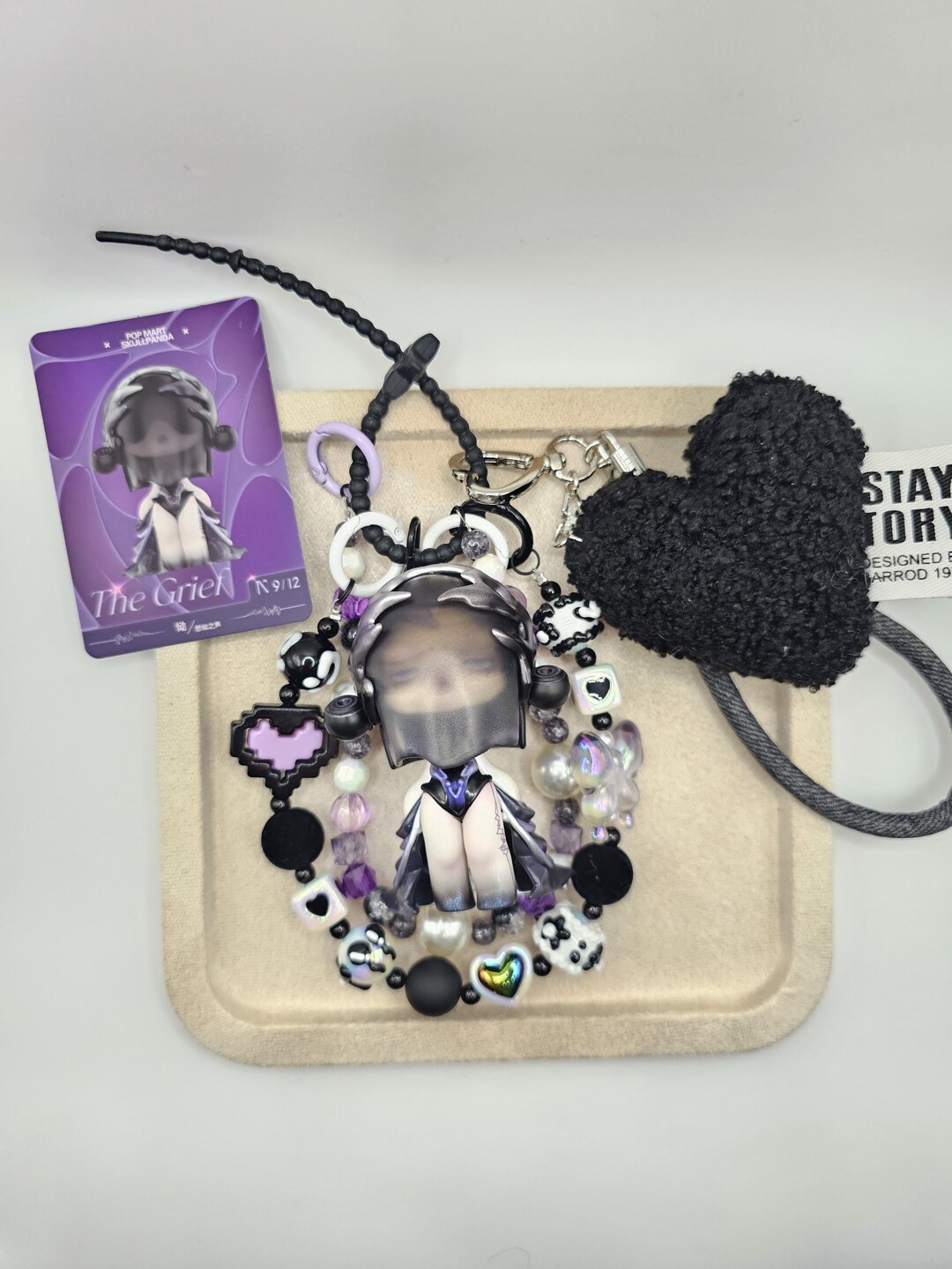 SKULLPANDA Keychain - Etsy