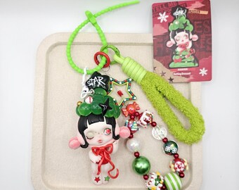 Skullpanda Keychain With Lip Balm - Bag Charm - Handmade - Popmart ...
