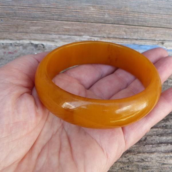 Amber Bangle - Etsy