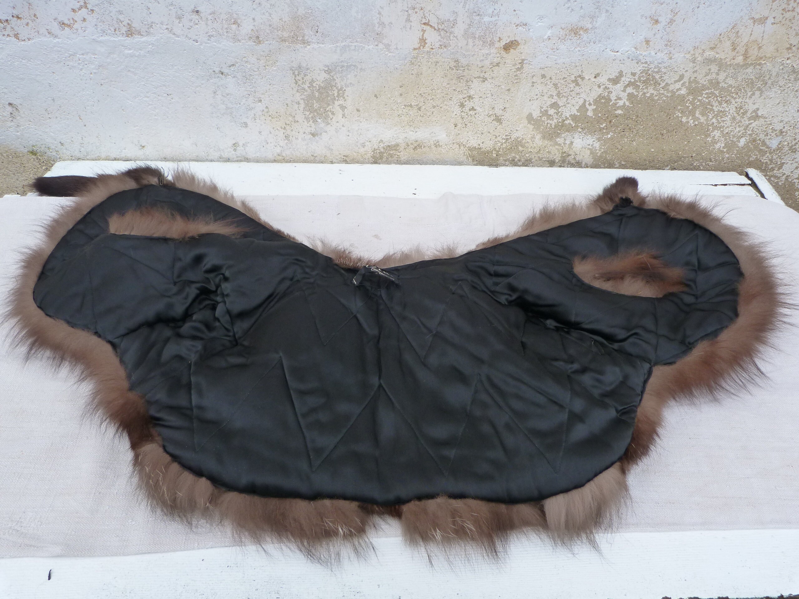 Vintage Antique 1930s/1950s French silver fox fur stole wrap | Etsy