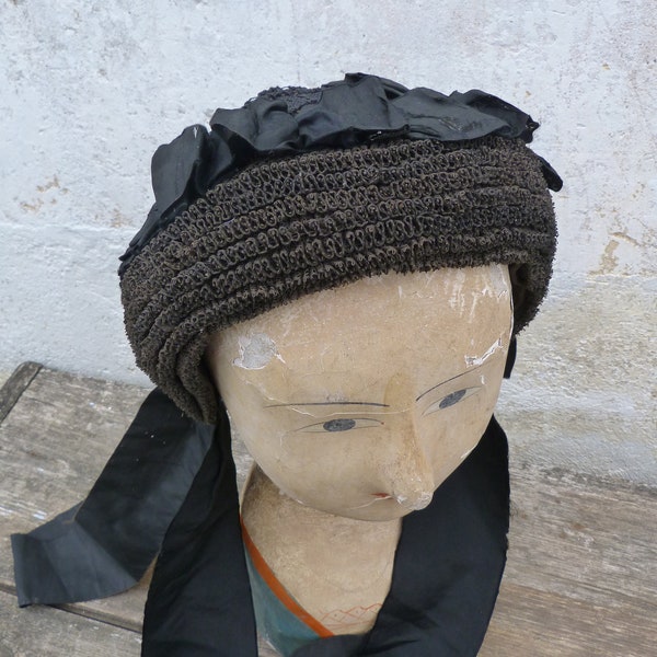 Mourning Bonnet - Etsy
