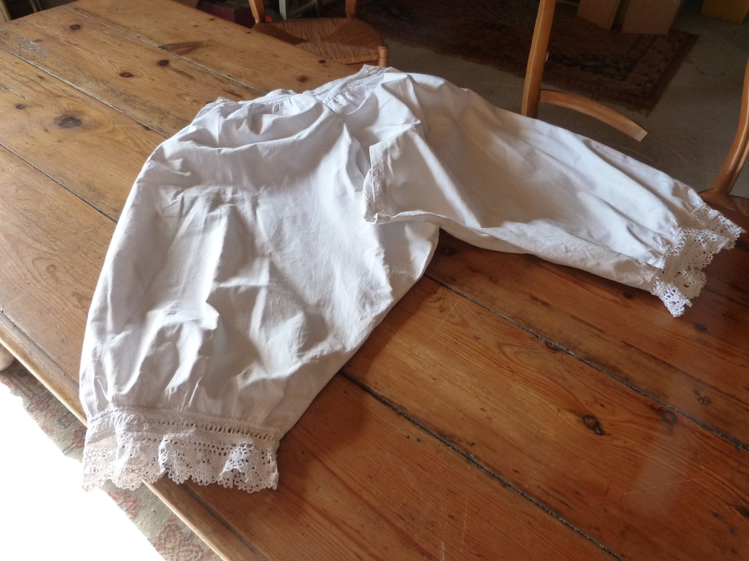 Vintage Antique 1900s Victorian French Bloomers Open Crotch White ...