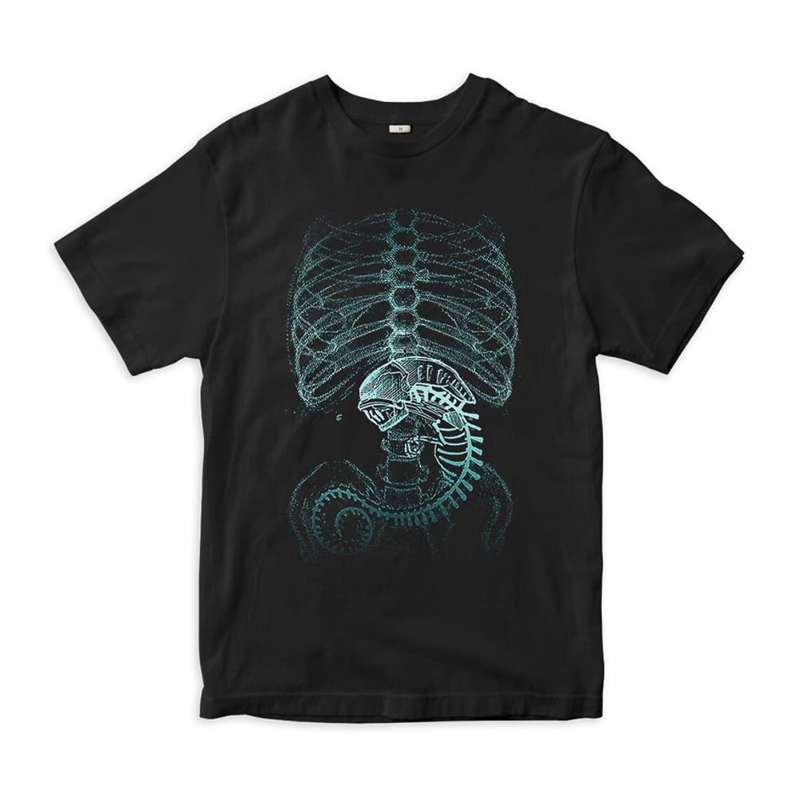 Alien X-ray T-shirt / Xenomorph Anatomy 100% Cotton Tee / Men's Women's ...