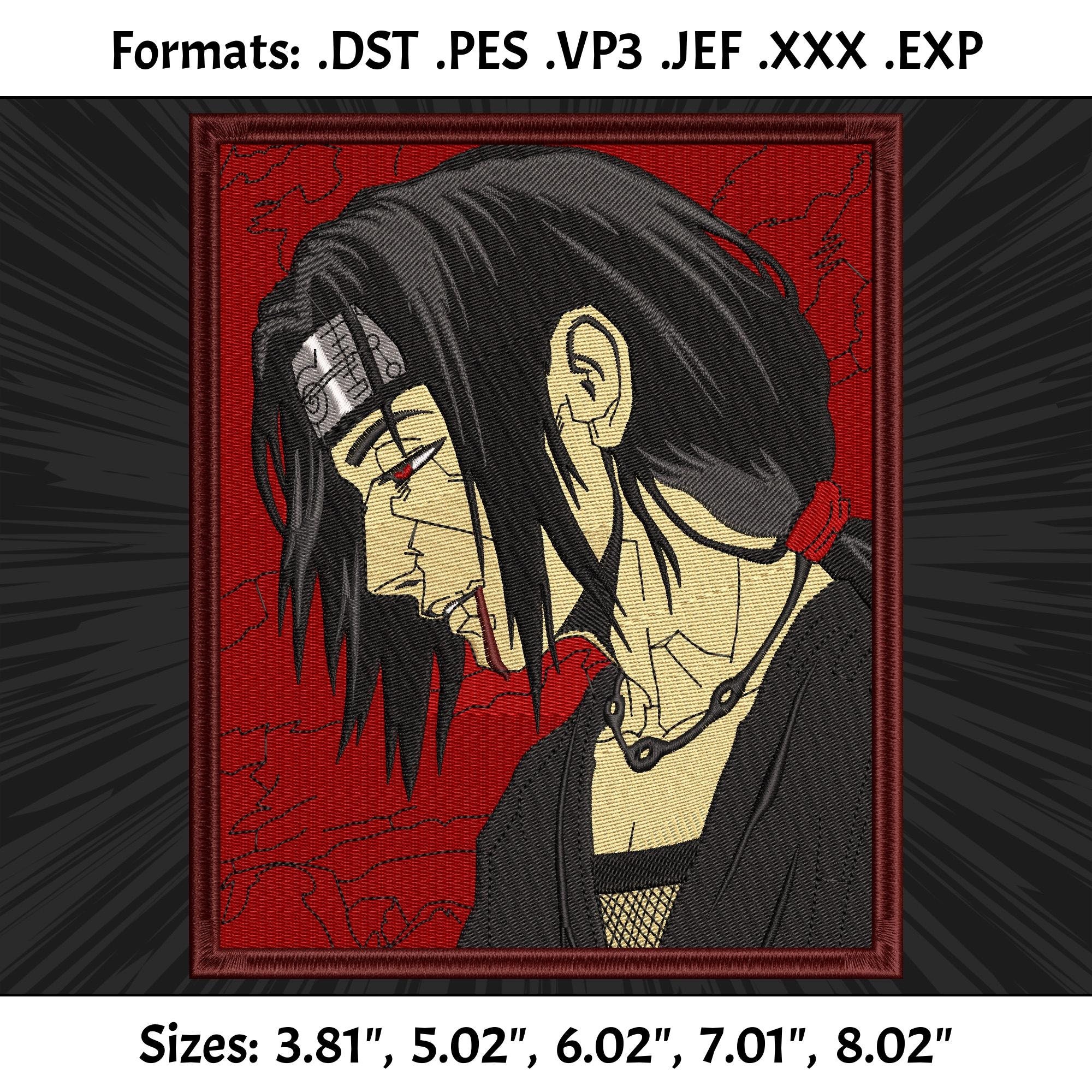 Embroidery Sasuke Uchiha Sorry Sasuke Design 75 Anime Naruto Inspired ...