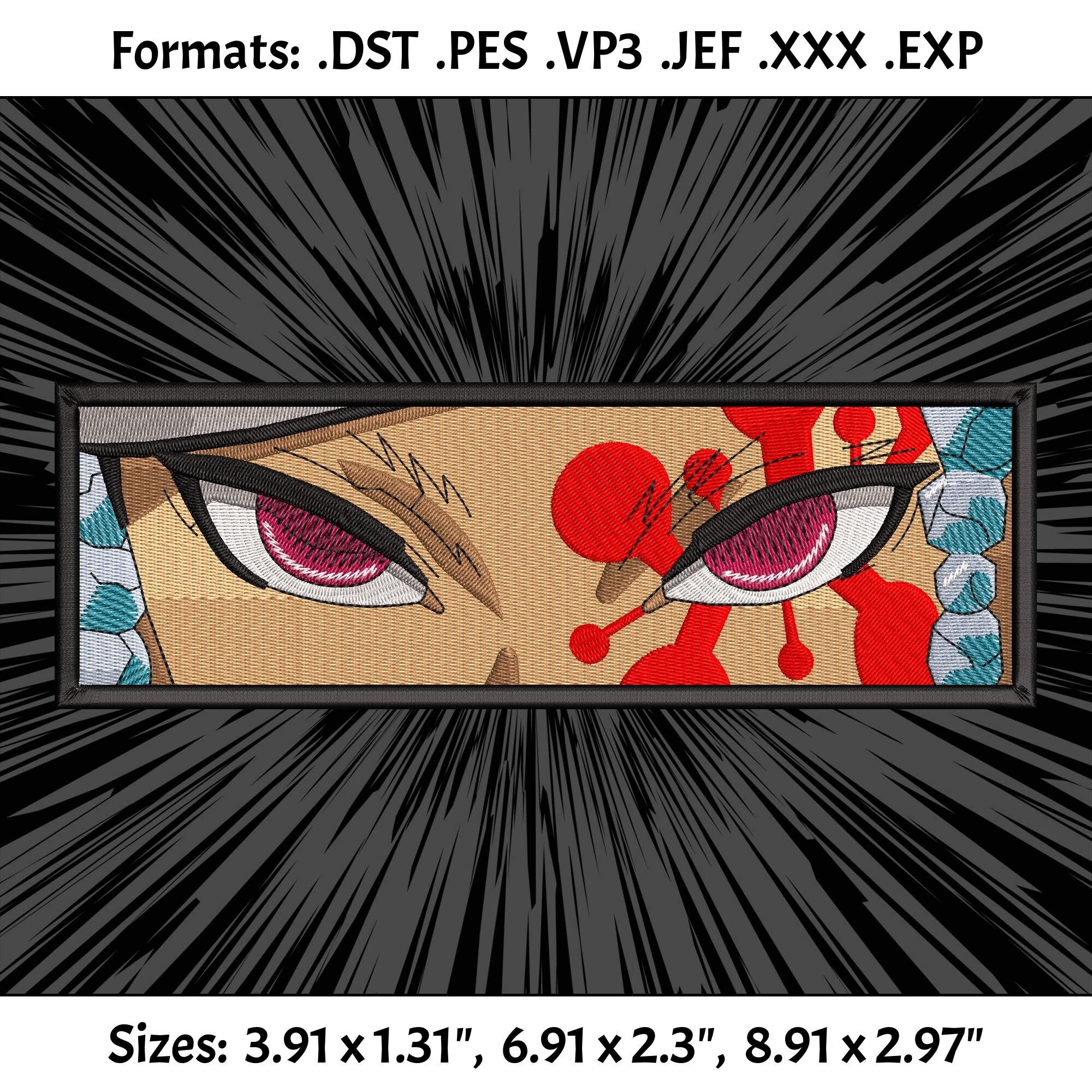 Embroidery Tengen Uzui Design 1 Anime Kimetsu No Yaiba - Etsy