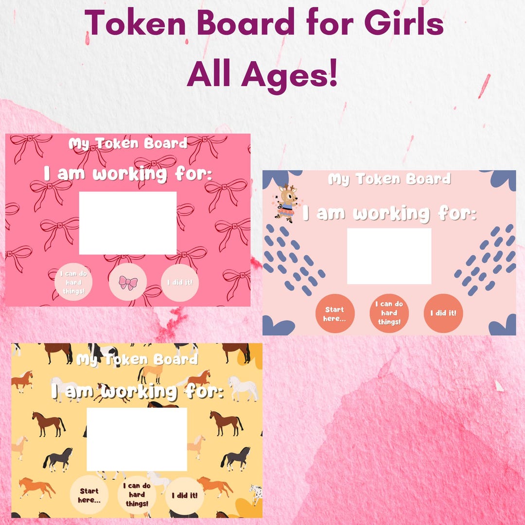 Kids Token Economy Board, Behavior Reward Chart, ABA Therapy - Etsy