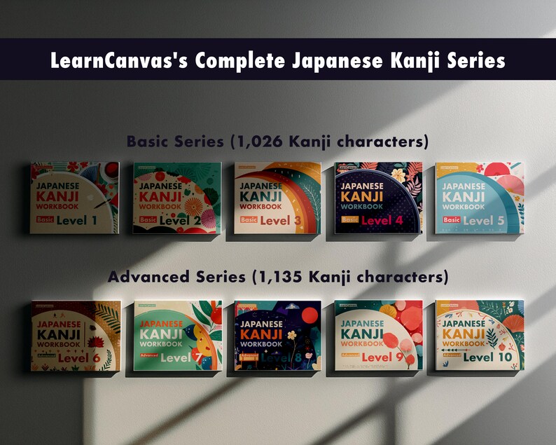 Japanese Kanji Workbook Level1 (basic) - Master Japanese With Printable ...