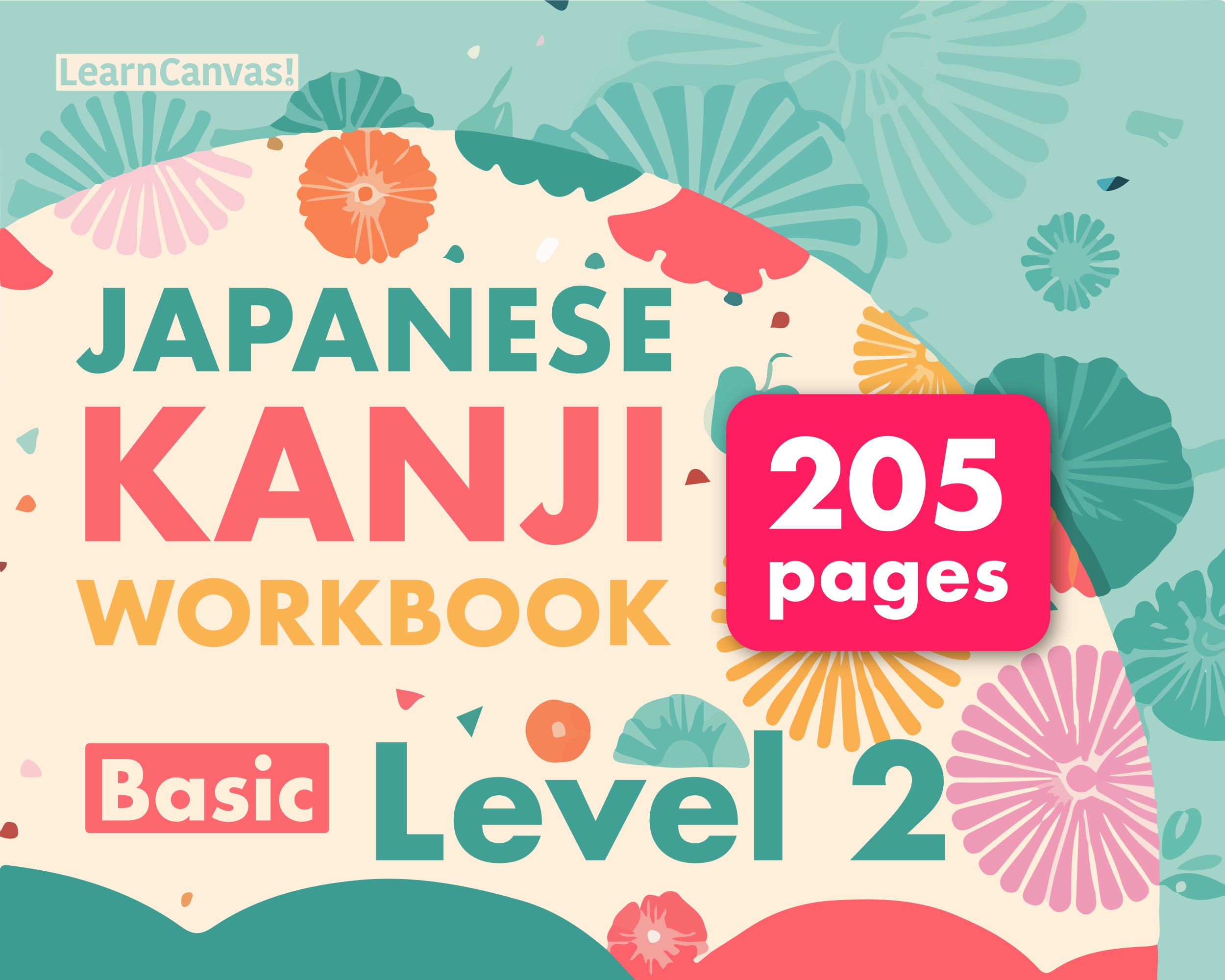 Japanese Kanji Workbook Level2 Basic Master Japanese With Printable