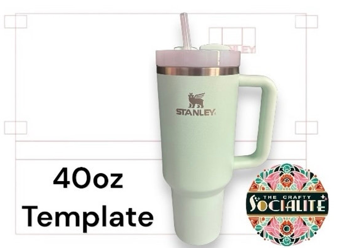 Stanl*y 40oz & Dupe Tumbler Templates for Laser Engrave, Stanl*y ...