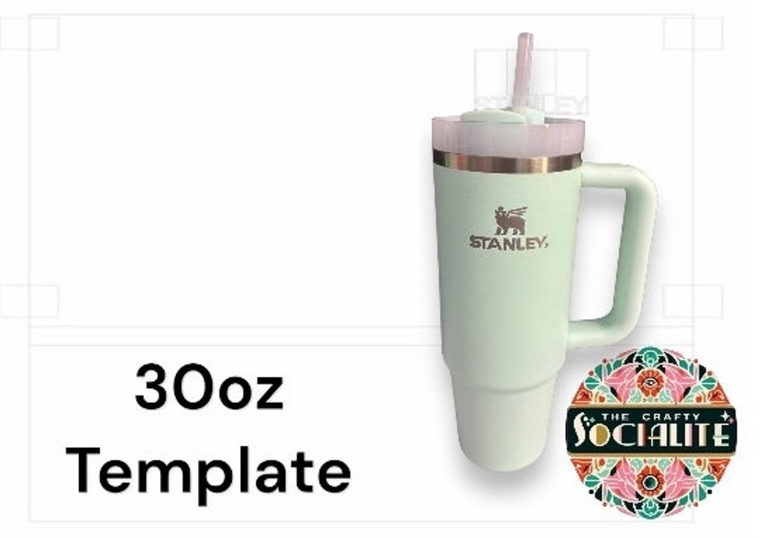 Stanl*y 30oz & Dupe Tumbler Templates for Laser Engrave, Stanl*y ...