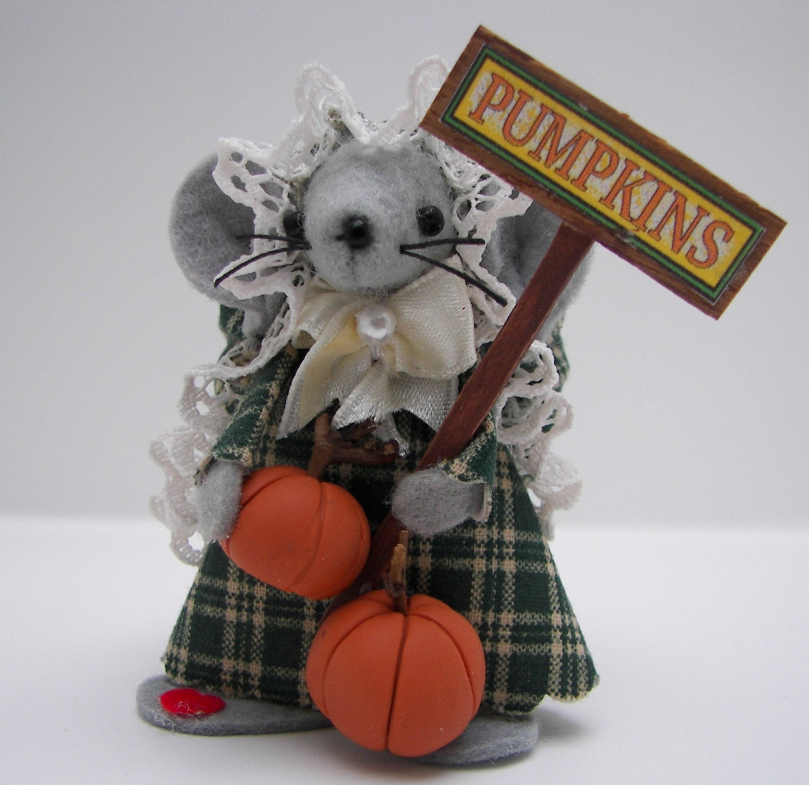 Felt Mouse Felt Animal Handmade Pumpkins Halloween Decor by Warmth - Etsy