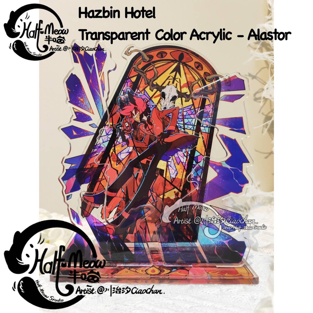 Hazbin Hotel Alastor in Stock Transparent Color Acrylic Stand - Etsy