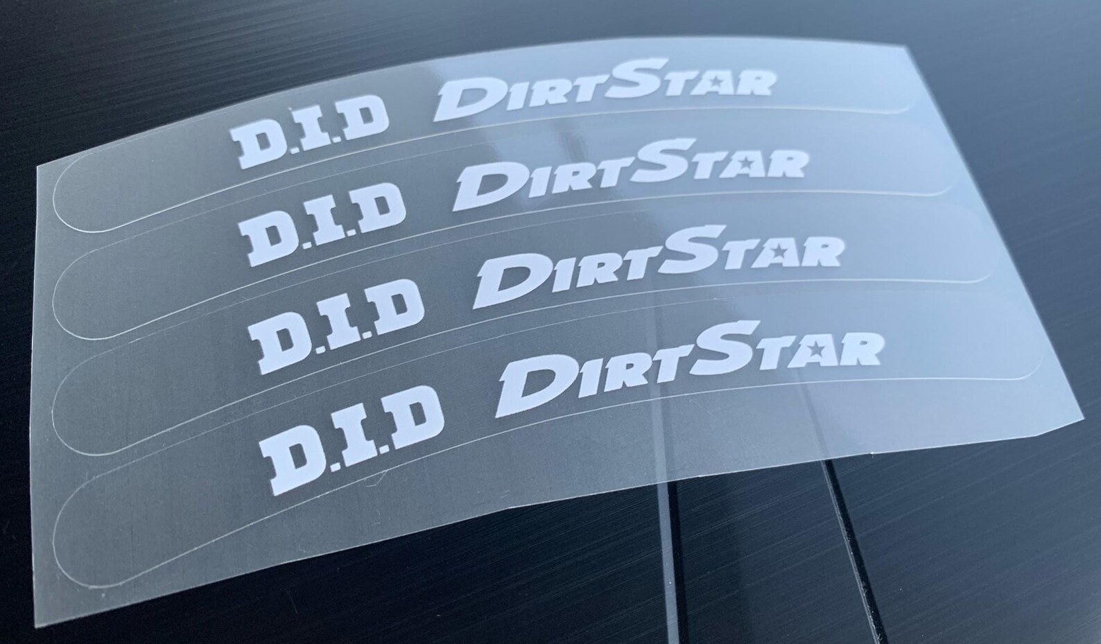 8 X DID DIRTSTAR Wheels Rims Motorcycle Motocross Supermoto MX Stickers ...
