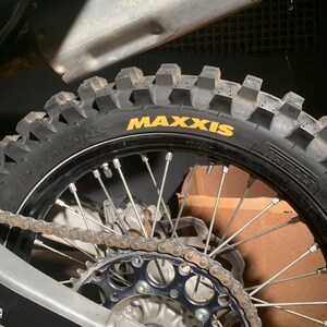 4 X MAXXIS TIRE STICKERS Decals Set Motocross Motorcycle Dirtbike ...