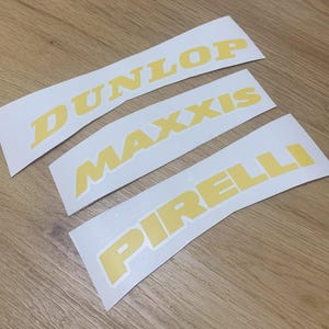 4 X MAXXIS TIRE STICKERS Decals Set Motocross Motorcycle Dirtbike ...