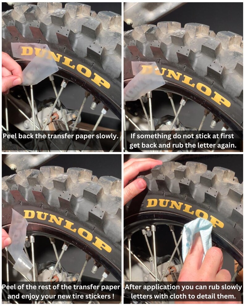 4 X MAXXIS TIRE STICKERS Decals Set Motocross Motorcycle Dirtbike ...