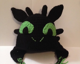 Toothless How to Train Your Dragon Hat - Etsy