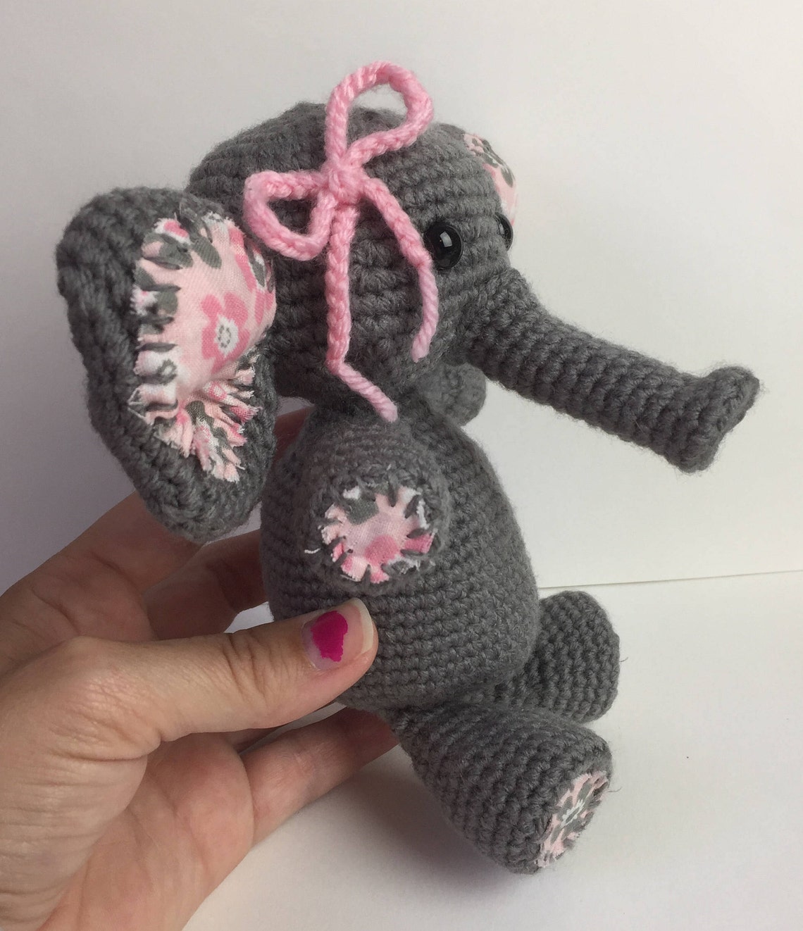 Elephant Stuffed Plush/ Toy or Pacifier/ Binky Holder Any - Etsy