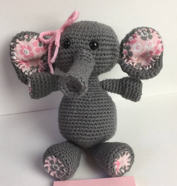 Elephant Stuffed Plush/ Toy or Pacifier/ Binky Holder Any | Etsy