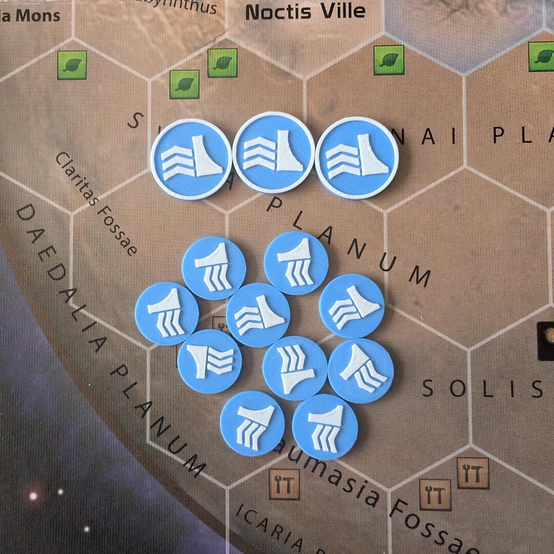 Hydroelectric Token - Terraforming Mars - Etsy