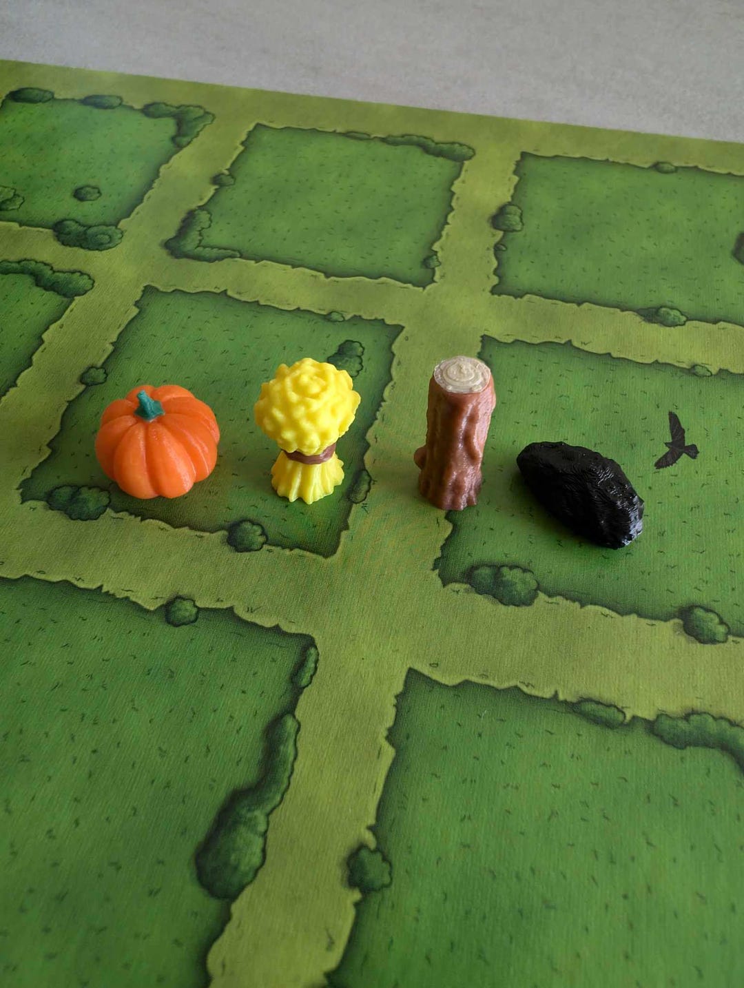 Caverna 3D Resource Tokens: Wheat, Wood, Stone, Pumpkin - Customizable ...