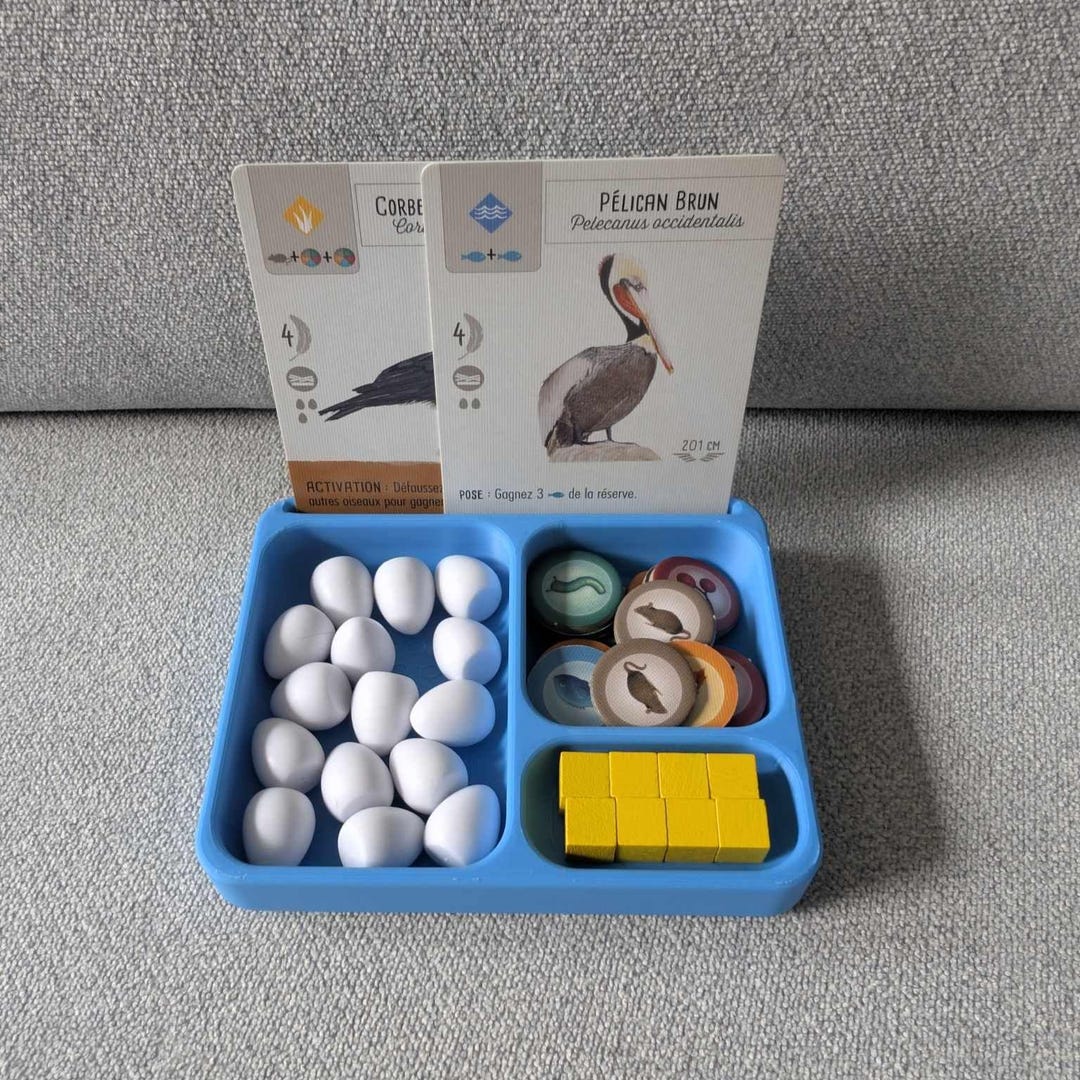 3D "wingspan" Token Tray: Custom 3D Printed Game Organizer - Etsy
