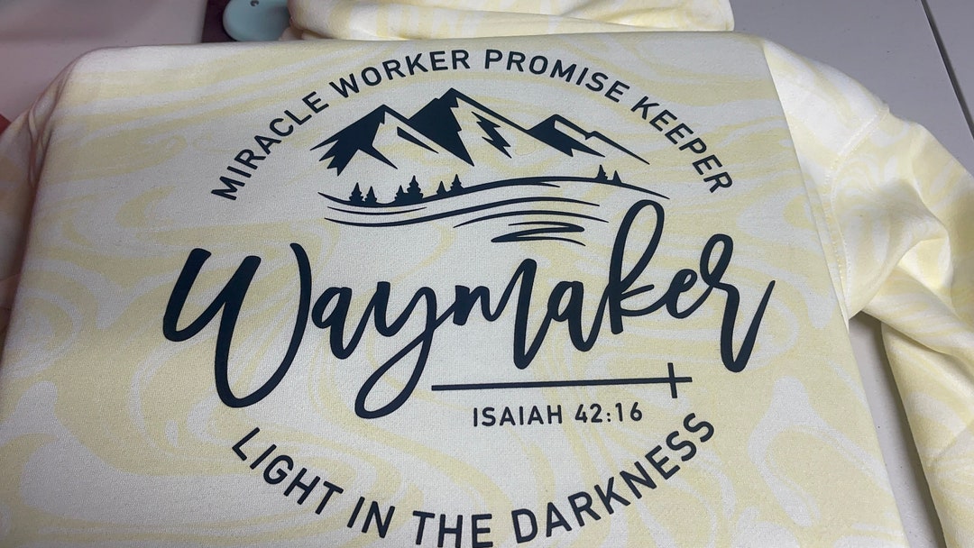 Waymaker Isaiah 42:16 Hoodie. - Etsy