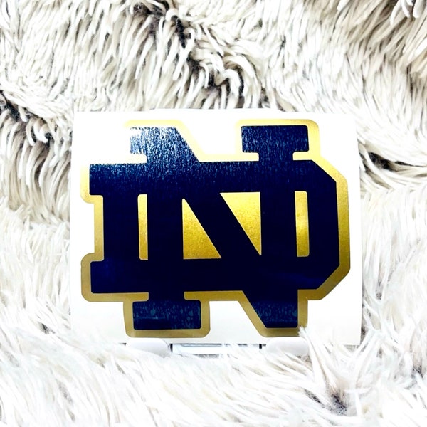 Notre Dame Logo - Etsy