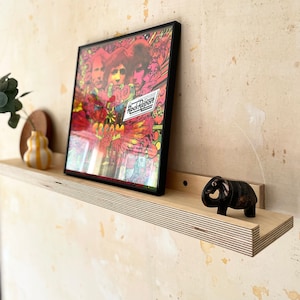Birch Lipped Floating Shelf | Picture Gallery Wall Shelf | Modern ...
