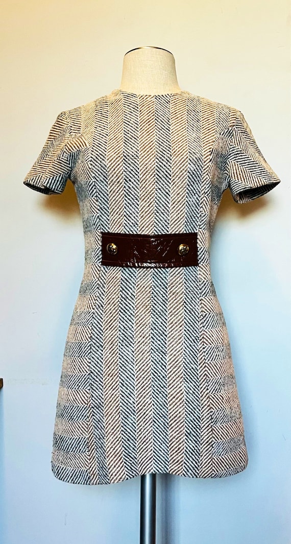 Vintage tweed mini dress - Gem