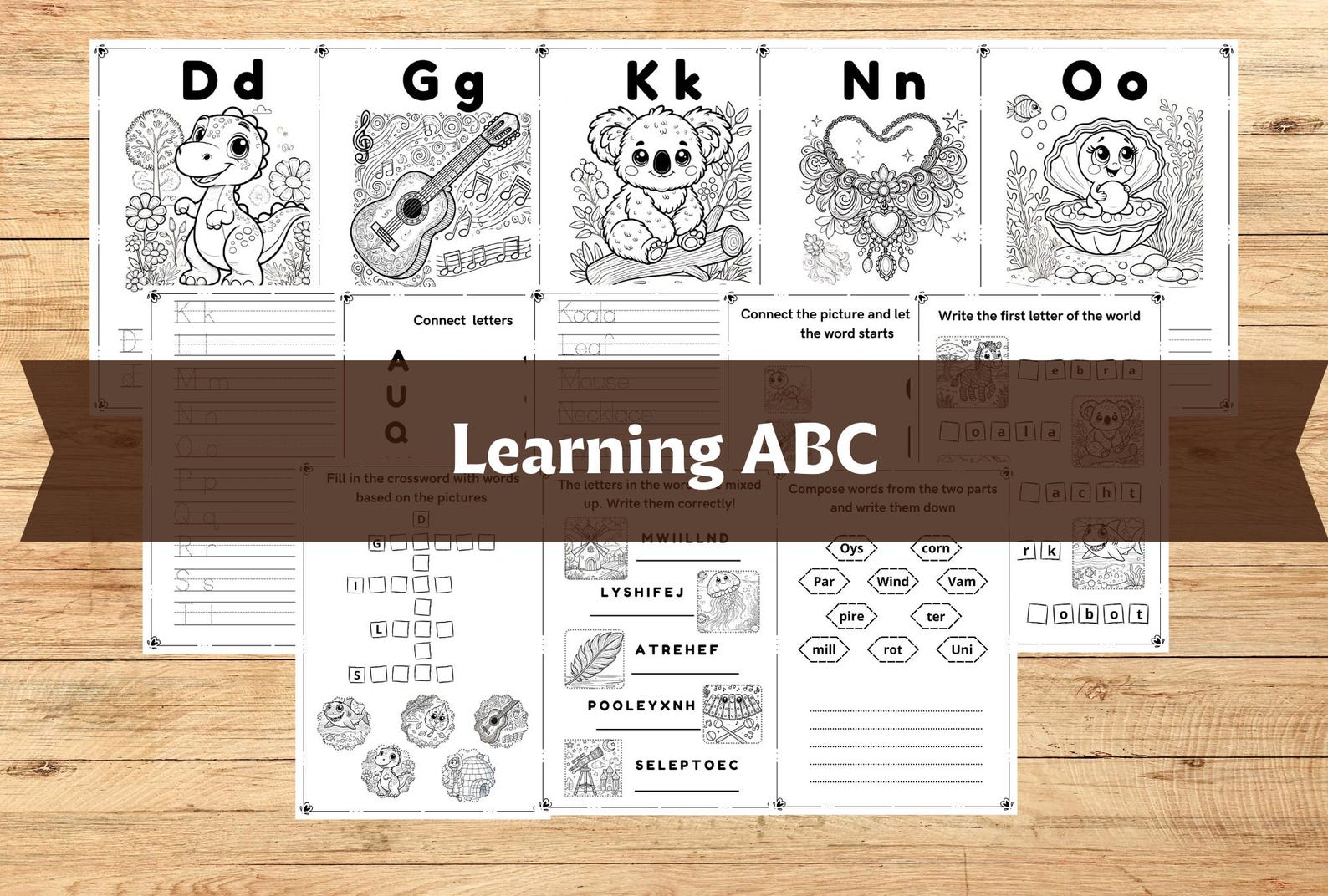 Back to School Printable Worksheets for Kids Fun Math and ABC ...