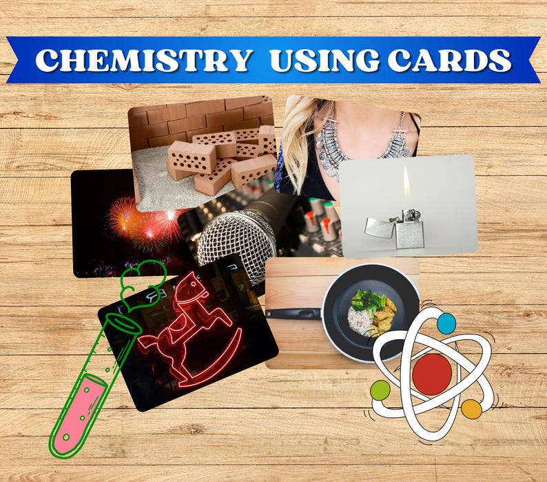 Montessori Chemistry Flashcards for Kids. Elements of the Periodic ...
