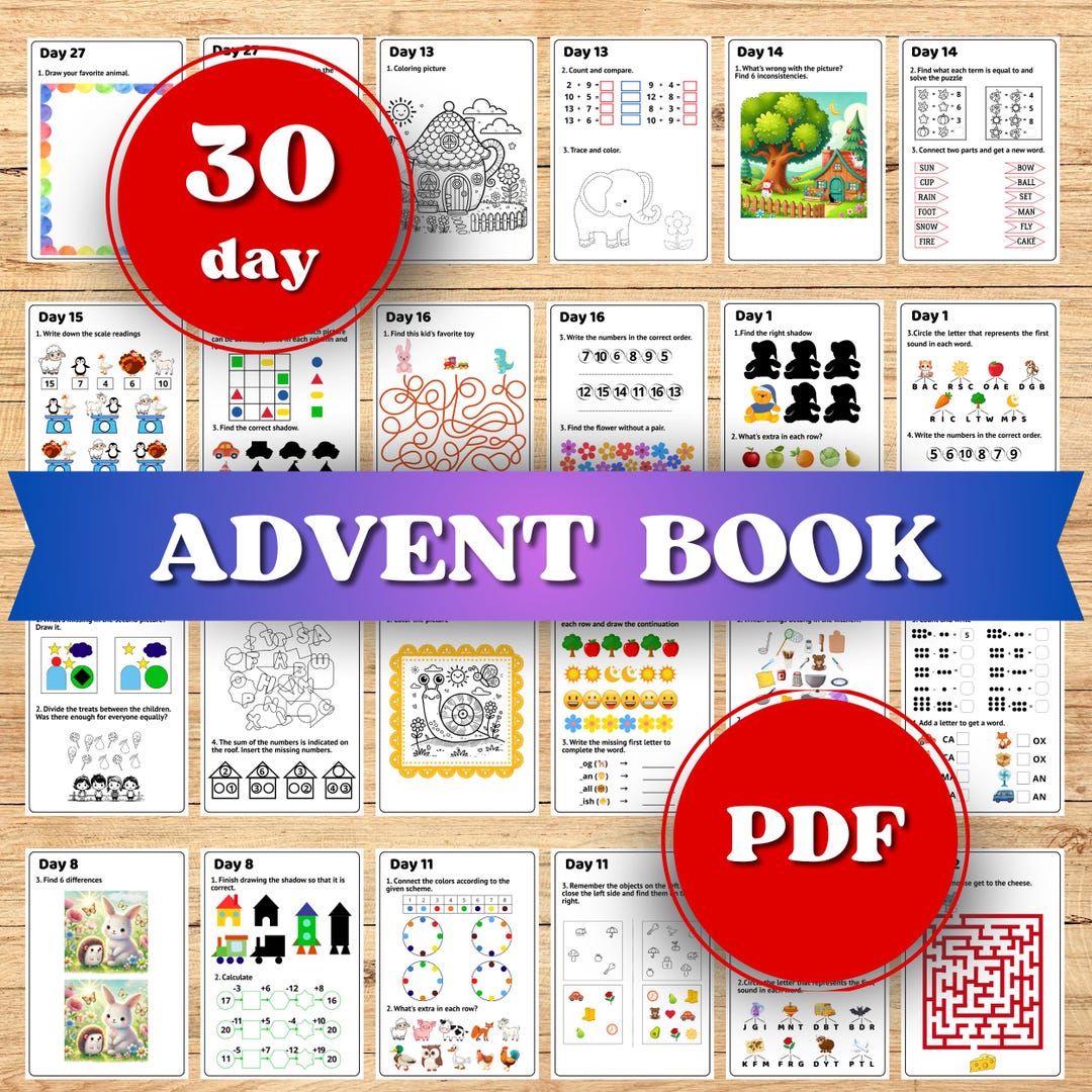 Activity Book Logic Puzzles. Mazes, Matching Game, Word Building, Math ...
