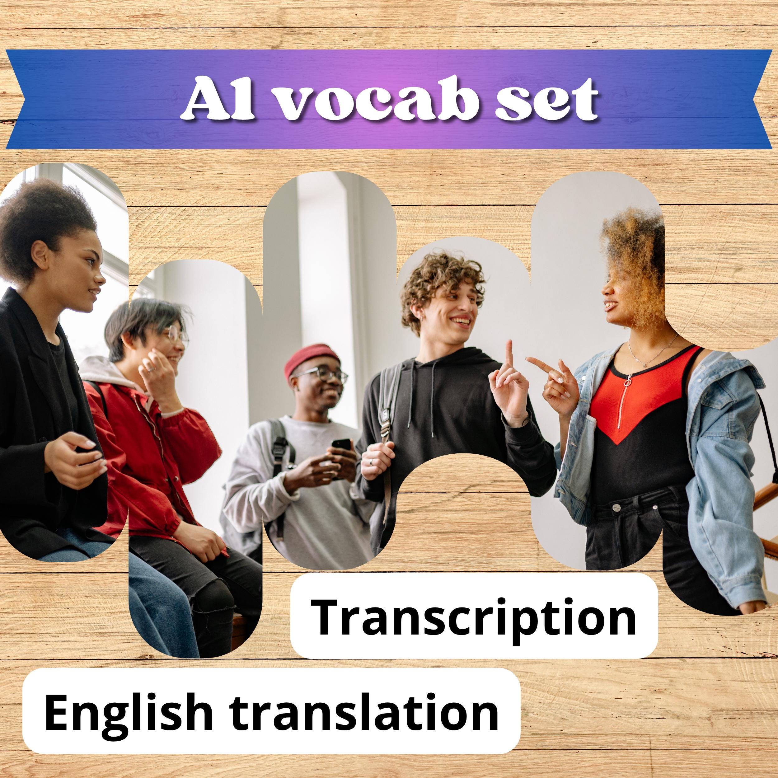 German A1 Vocabulary Study Guide: Printable PDF Bundle - Etsy