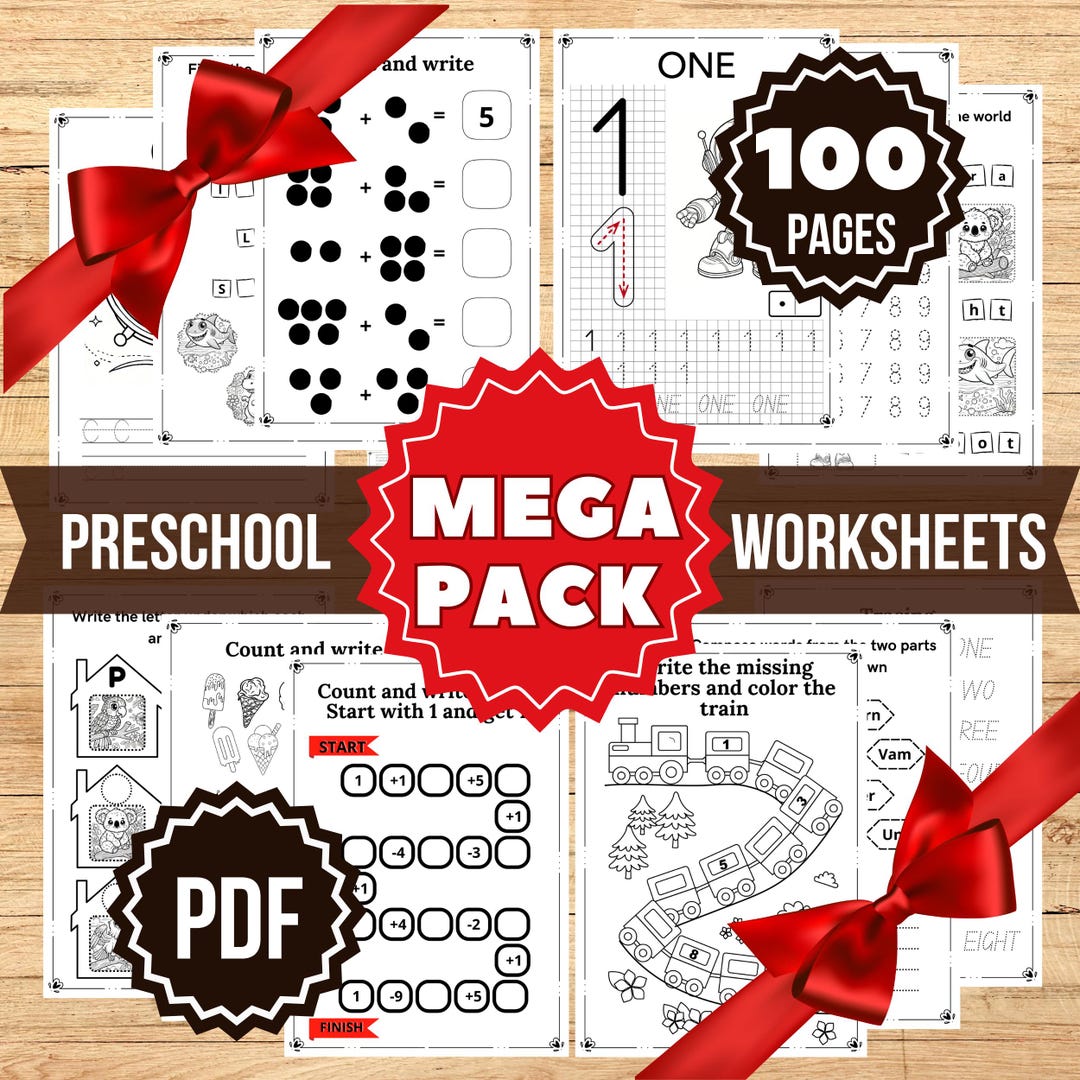 Preschool Worksheets for Kids. Tracing Worksheets, Alphabet and Math ...