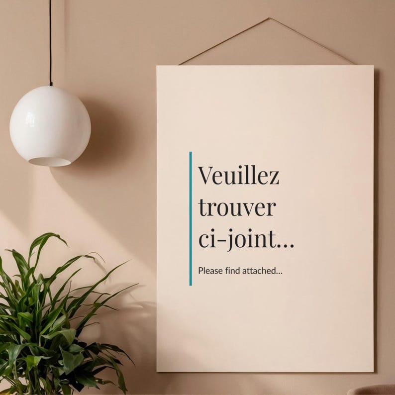 Business French Email Phrases Printable Posters. Templates Cheat Sheet ...