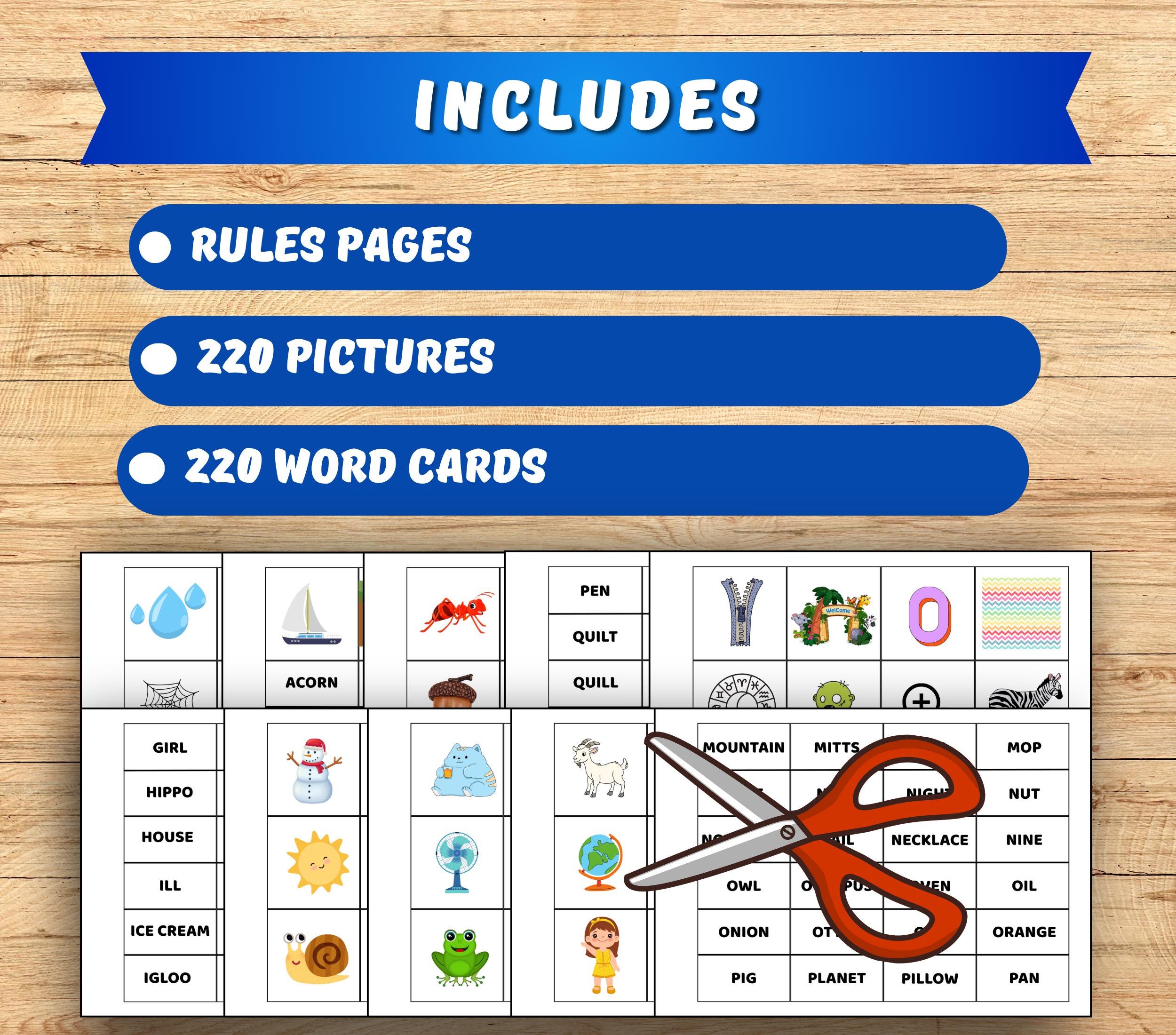 Phonics and Sight Words Activity Pack PDF. Early Reading Game for Kids ...