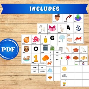 Educational Printable Games| CVC Word Building, Beginning Sounds ...