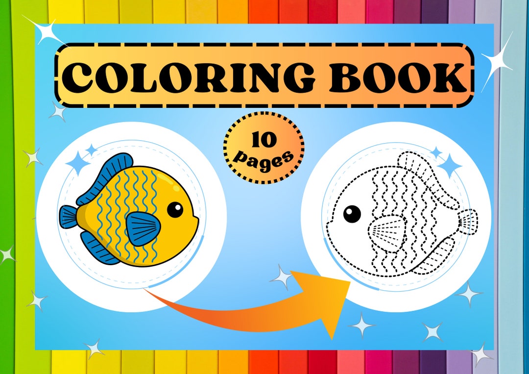Educational Coloring for Children DIY Kids Coloring Book as a Gift Home ...
