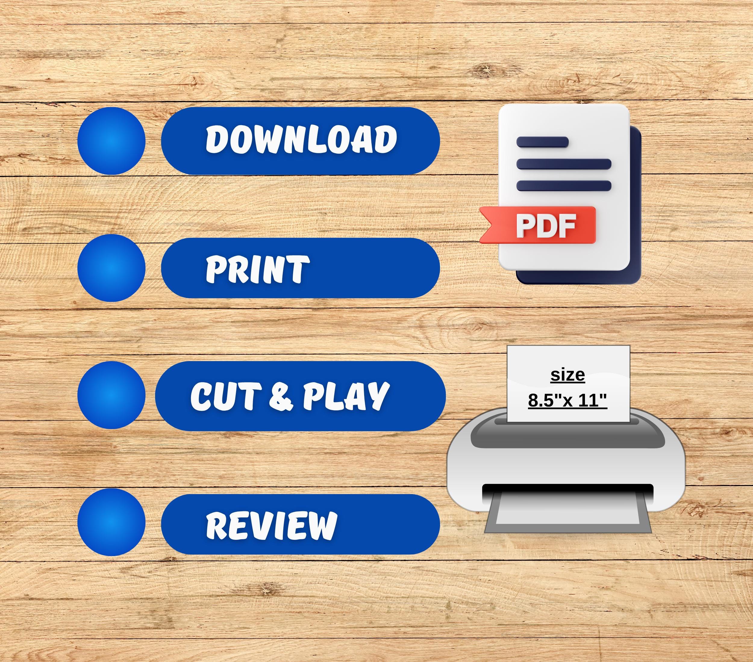 Build CVC Words. Printable Educational Game Early Reading. Download PDF ...