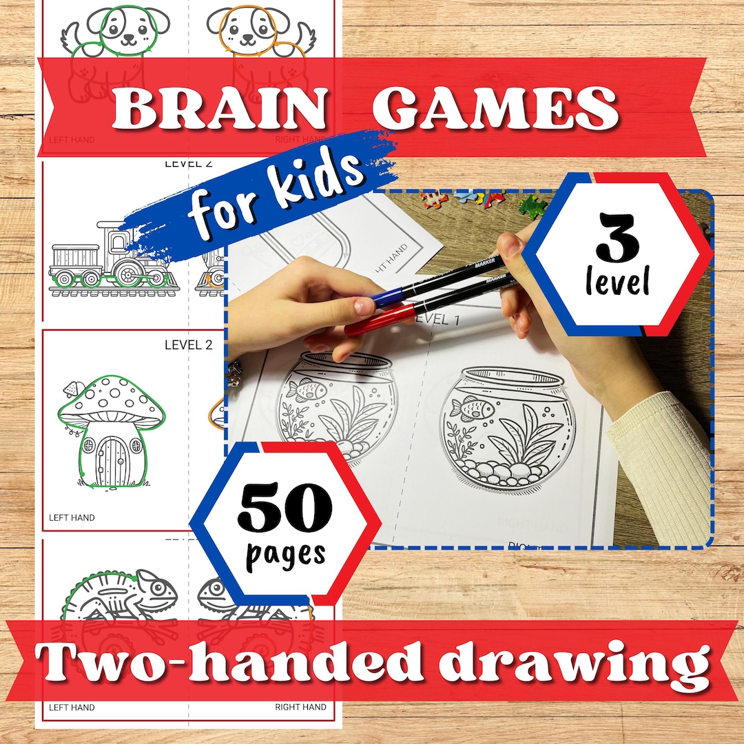 Neuro Games for Brain Boosters and Fine Motor Skills. Brain Printable ...
