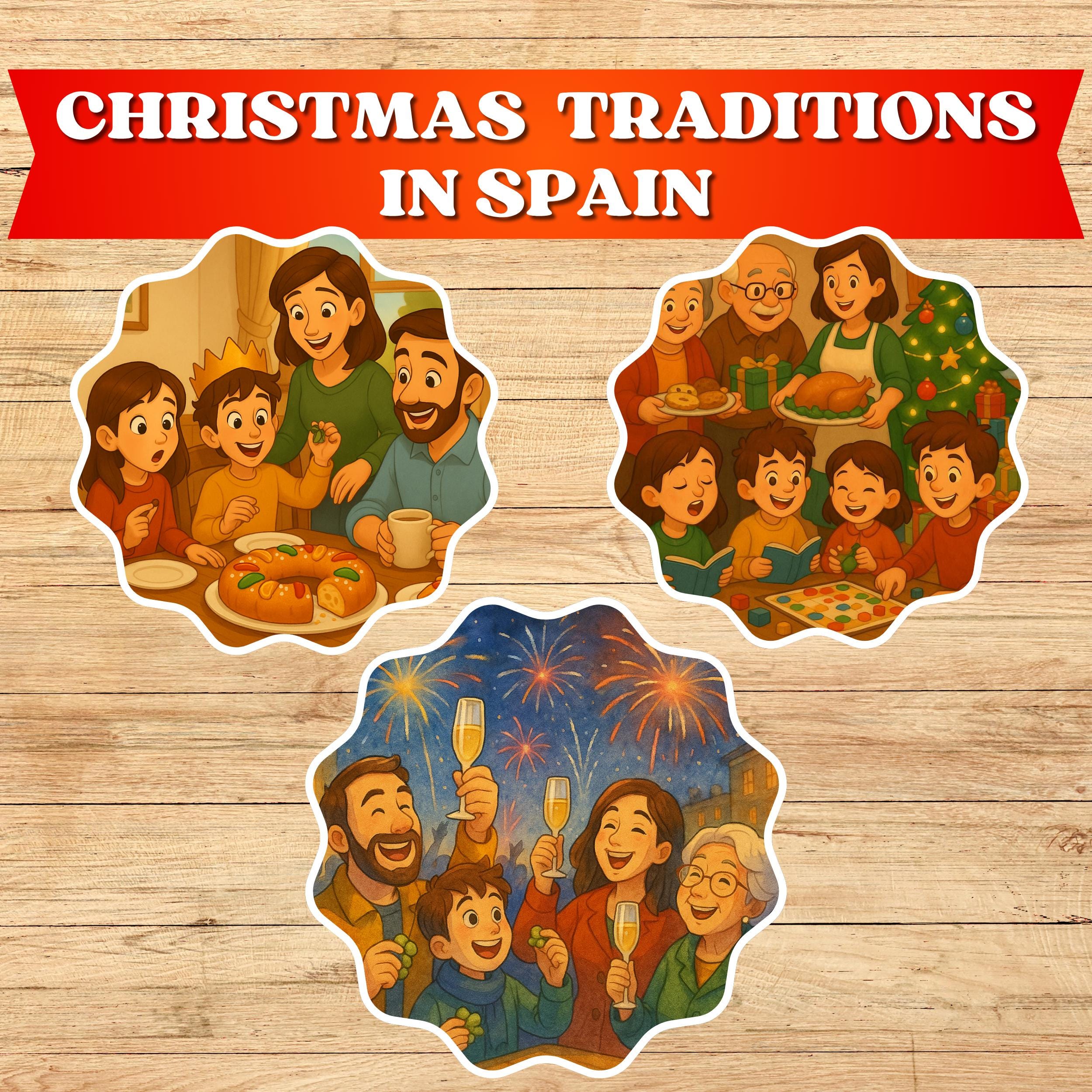 Spanish Advent Calendar Printable. 24 Days Language Learning Workbook ...